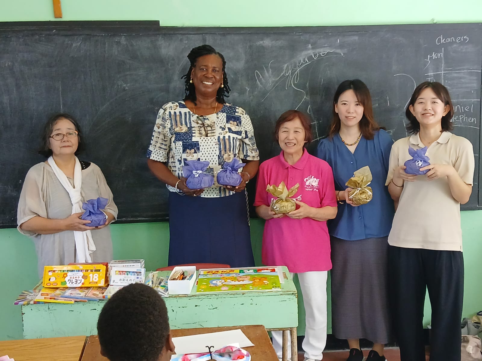 Donation of art supplies from our Japanese friends. - SMA Dominica
